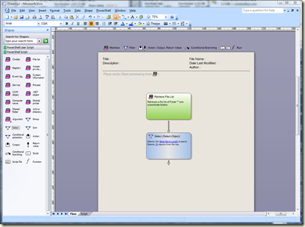 Under The Stairs: PowerShell For Visio